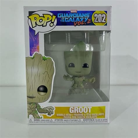 Funko Pop Groot 202 Guardiões Da Galáxia Marvel Shopee Brasil