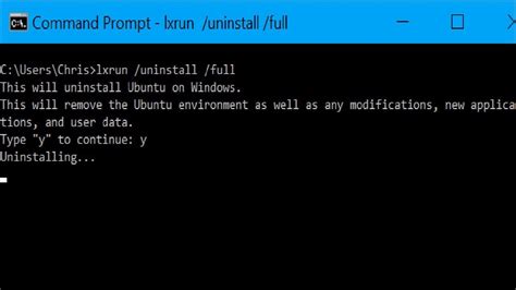 How To Uninstall Or Reinstall Windows S Ubuntu Bash Shell YouTube