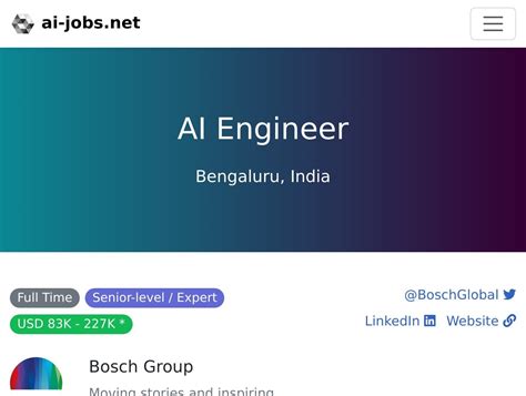 Hiring Ai Engineer In Bengaluru India Raimljobs
