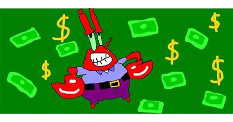Drawing Of Mr Krabs Spongebob By Unknown Drawize Gallery