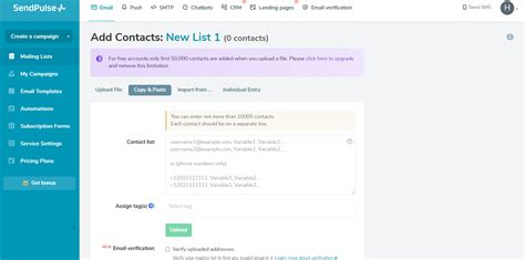 Step By Step Sendpulse Instruction