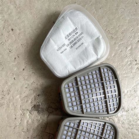 Replaceable Gas Mask Filter Element Organic Vapor Cartridge Activated