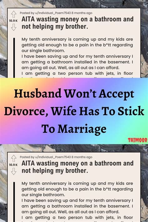 Husband Seeks Advice As Wife Threatens Suicide In Response To Divorce