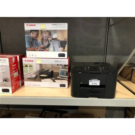 3 Canon Printers Including Canon Mb2720 Multi Function Printer Canon