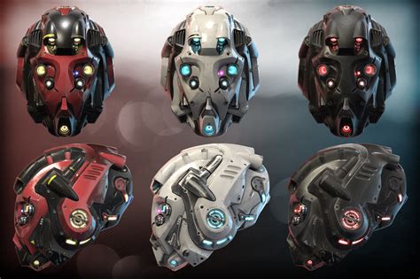 Shading The Sci Fi Helmet Cg Cookie