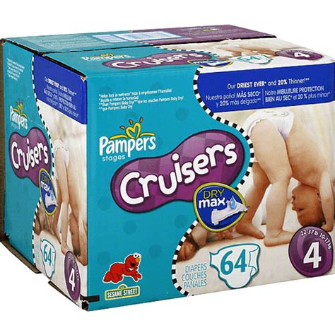 Pampers Cruisers Diapers Size 4 22 37 Lb Sesame Street Shop