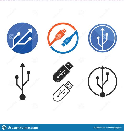 Usb Data Transfer Cable Icon Stock Vector Illustration Of Gadget Mobile 264195206