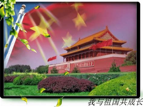 《我与祖国共成长》主题班会 课件共19张ppt 21世纪教育网