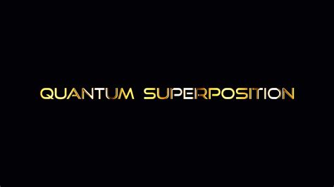 Quantum Superposition Golden Text Banner Loop Animation 22749135 Stock