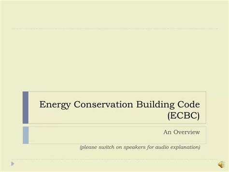 Ppt Energy Conservation Building Code Ecbc Powerpoint Presentation Id 1616435
