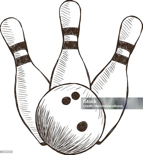 Pin Dan Bola Bowling Ilustrasi Stok Unduh Gambar Sekarang Pin