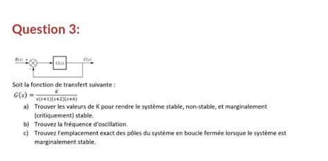 solved from the transfer function given above find a