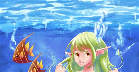 Mermaid Mermaid 美人魚 マーメイド の人魚 人魚 古馬花井（仕事募集中）のイラスト Pixiv