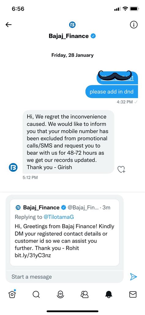 Tilotama Vikram CA CS On Twitter Bajaj Finance Dear Rohit Please
