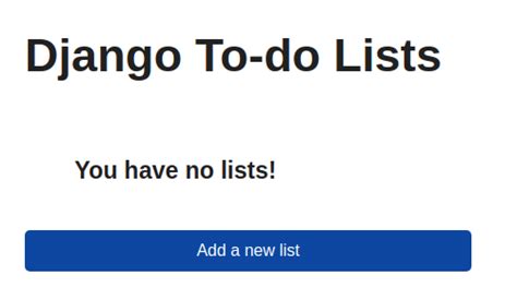Manage Your To Do Lists Using Python And Django Real Python