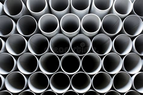 Metal Steel Pipes Cobalt Nickel Aluminum Gray Metallic Tube Stack
