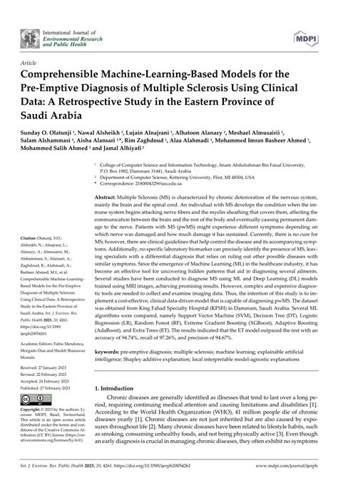 Pdf Comprehensible Machine Learning Based Models For The Pre Emptive