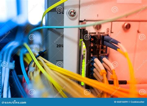 Core Switch Technology In Network Room Place Stock Image Image Of Room Service 66816699