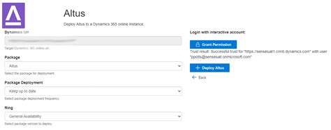 Altus Deployment Altus Docs