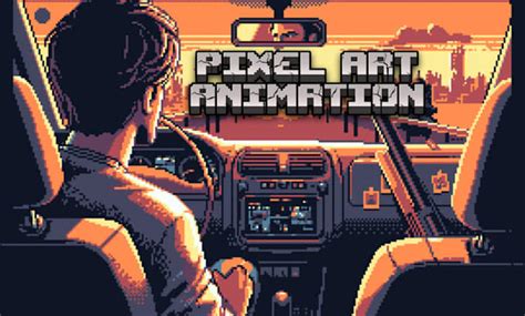 Create 2d 8bit Pixel Art Character Animation Looping Lofi Animated 