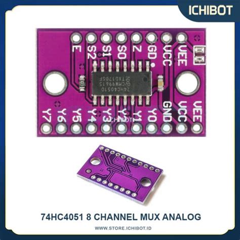 74HC4051 8 Channel Mux Analog Multiplexer Module 74 4051 Ch – ICHIBOT STORE