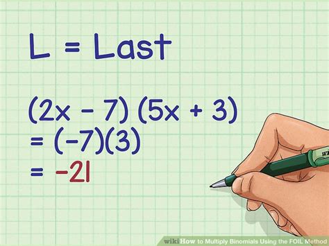 How To Multiply Binomials Using The Foil Method 9 Steps