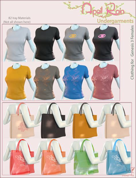 April Rain Undergarments For Genesis 3 Females Daz 3d