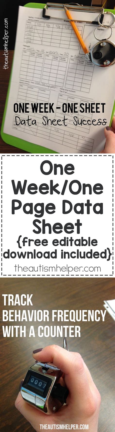 Best Data Collection Forms Images On Pinterest Behavior Charts Behavior Management And