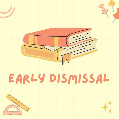 Early Dismissal Clip Art
