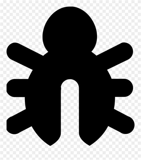 Open Iconic Bug Red Bug Icon Clipart 2131911 Pinclipart