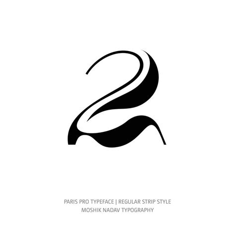 Paris Pro Typeface Regular Strip Style Moshik Nadav Fashion Fonts Typography Moshik Nadav