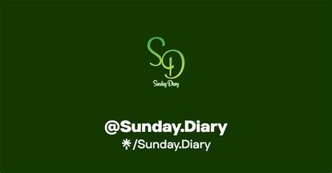 Sundaydiary Facebook Linktree