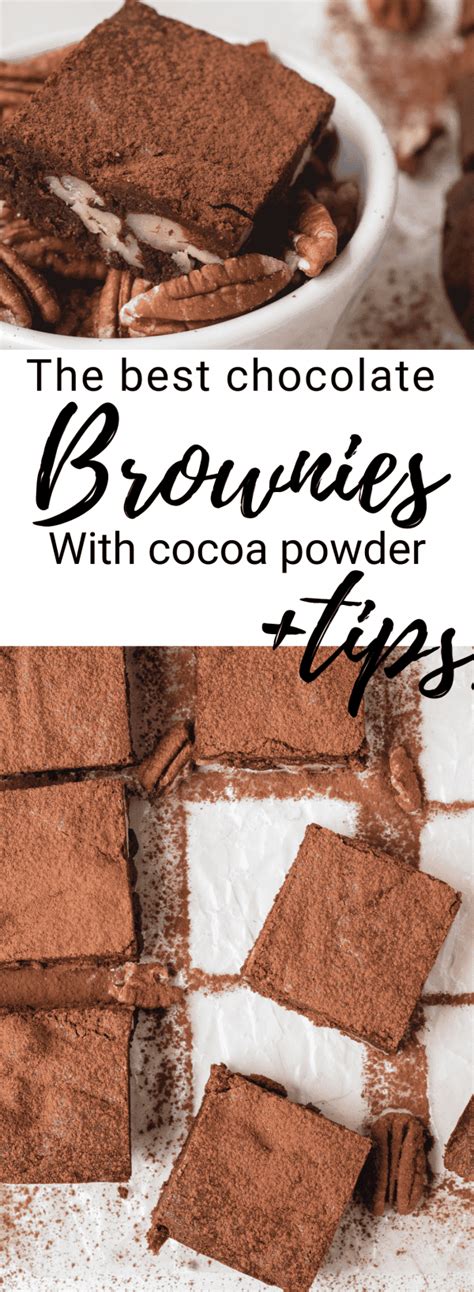 How To Make Chewy Brownies With Cocoa Powder Lifestyle Of A Foodie