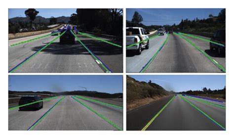 examples of generated scenes from a multihead lane detection model