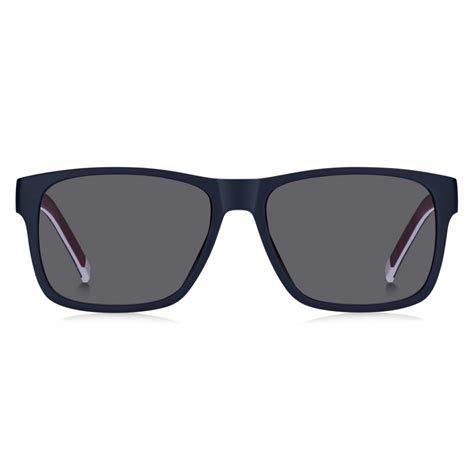 Tommy Hilfiger Th 1718s Fllir Matte Blue Sunglasses Man