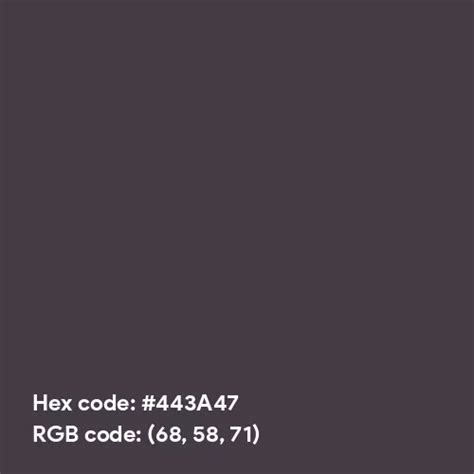 443a47 Color Name Is Arsenic