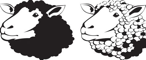 Sheep Outline Vector Images Over 8 100