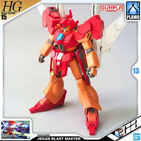 ⭐️ Bandai Gunpla High Grade Build Divers Hgbd Hg 1144 Jegan Blast
