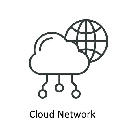 Cloud Network Vector Outline Icons Simple Stock Illustration Stock 22285111 Vector Art At Vecteezy