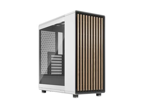 Fractal Design North Atx Matx Mid Tower Pc Case North Chalk White