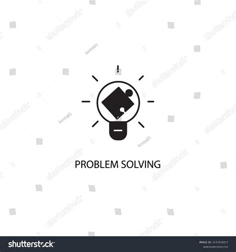 problem solving icons symbol vector elements stock vector royalty free