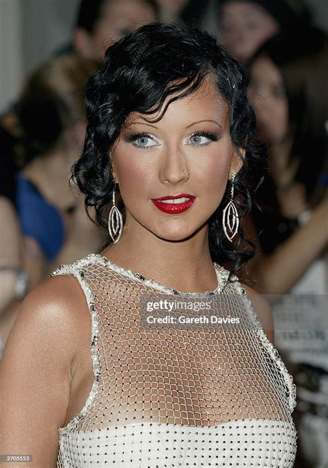 Christina Aguilera Attends The 2003 Mtv Europe Music Awards At Ocean