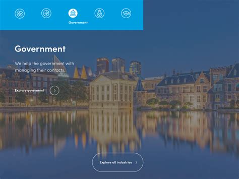 Industry Page By Jonathan De Roos On Dribbble