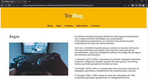 Github Hayghlandertecblog Projeto De Um Blog De Tecnologia Feito