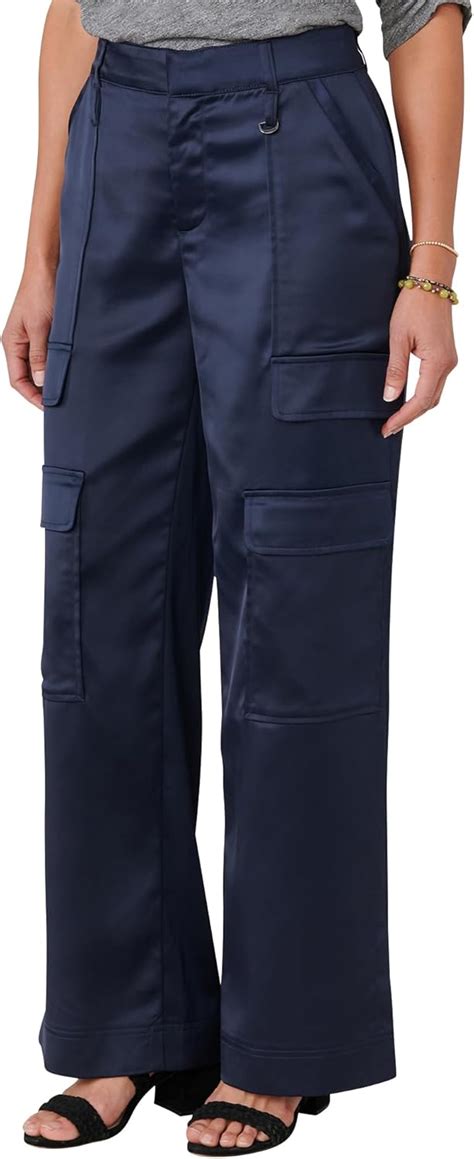 Democracy Womens Ab Solution Skyrise Wide Leg Cargo At Amazon Womens