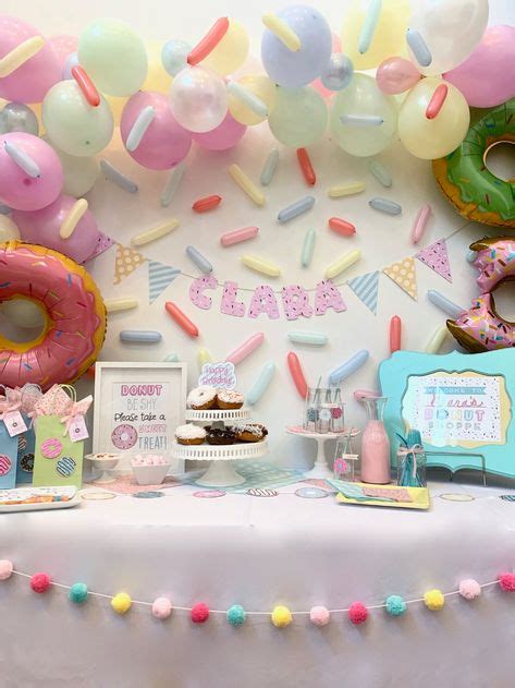 Sprinkles Birthday Party Donut Themed Birthday Party Donut Party