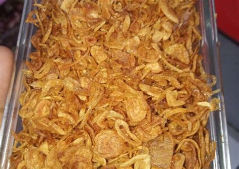 Resep Bawang Goreng Renyah Tahan Lama Oleh Mira Cookpad