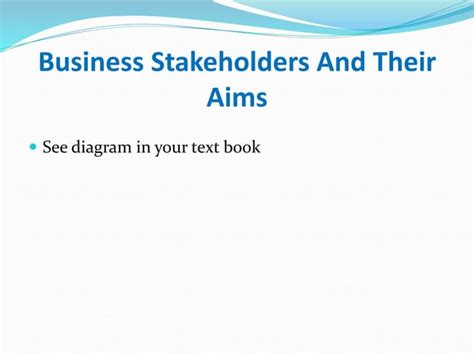 Ch Business Objectives And Stakeholder Objectives Pptx