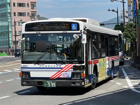 🌸桜の里・てりは🌷 本アカ On Twitter 長崎バス 長崎自動車 松ヶ枝営業所 4901 長崎 200 か 595 20 新地中華街