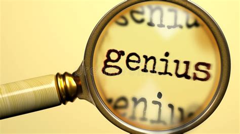 Genius Under Magnifying Glass Thorough Analysis And Inspection Of